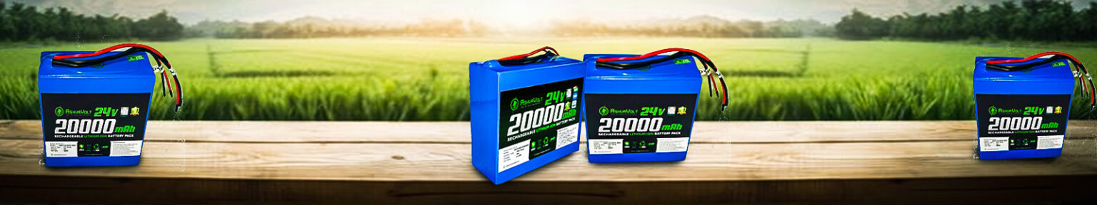 AshvaVolt® 24V 20Ah Lithium-Ion Rechargeable Battery Pack For Electric ...